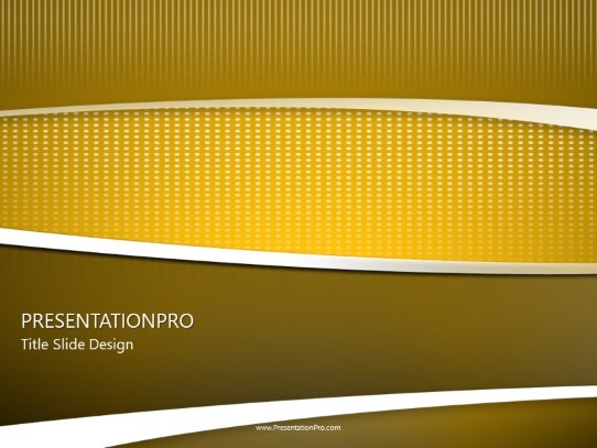 Swoosh Yellow Abstract PowerPoint template - PresentationPro