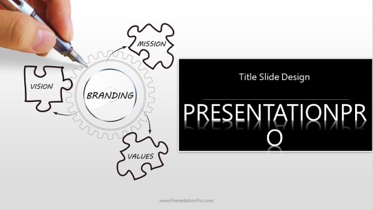 Brand Concept Drawing Business PowerPoint template - PresentationPro