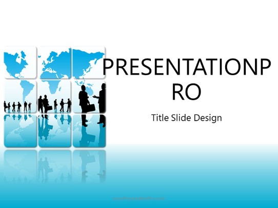 Global Buiness Grid Business PowerPoint template - PresentationPro