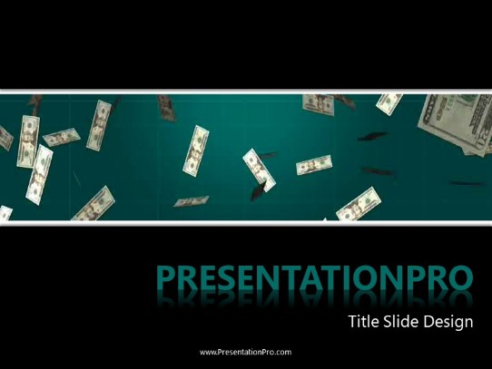 Falling Money Business PowerPoint template - PresentationPro