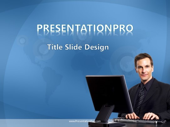 Global Communication PowerPoint template - PresentationPro